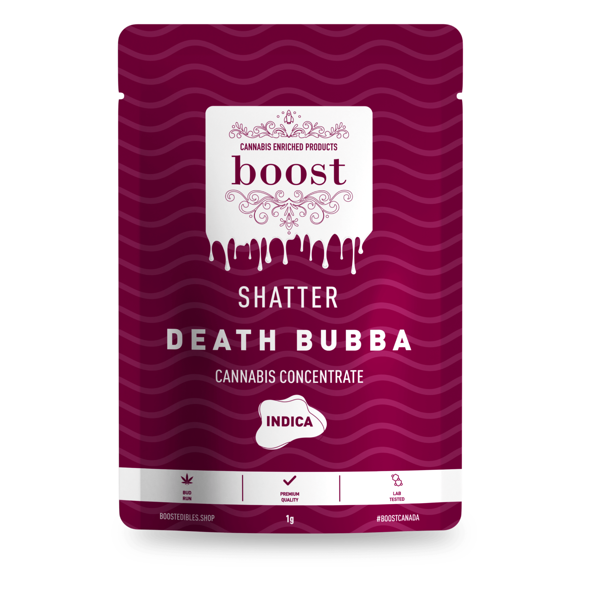 Boost Shatter Death Bubba - Cannabis Concentrate - Indica | Prime Buds