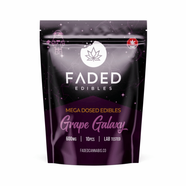 Faded Cannabis Co. Grape Galaxy 600mg THC Gummies – Bold Grape ...